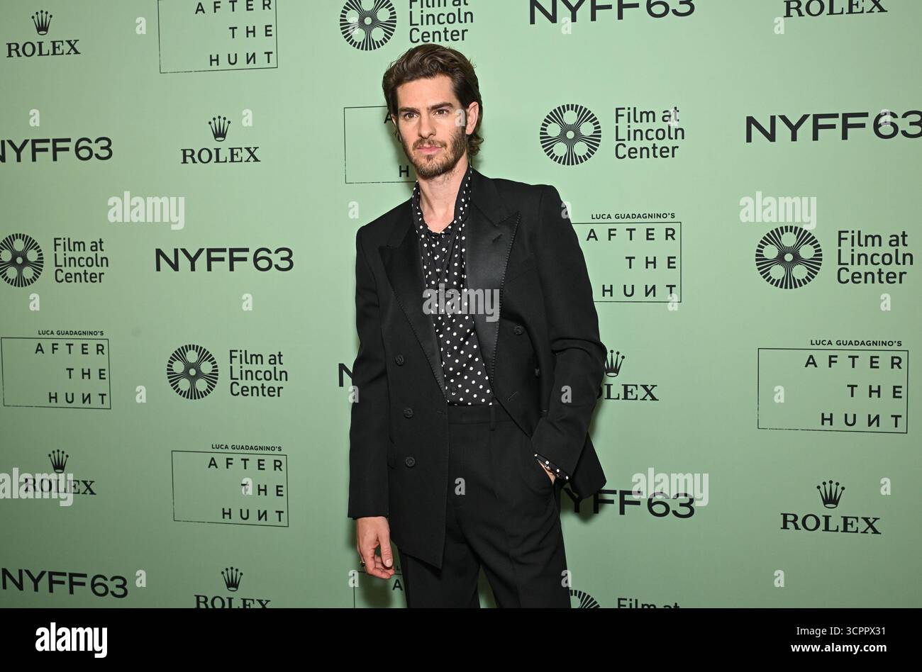 Andrew Garfield attends the premiere of "After the Hunt" at Alice Tully ...