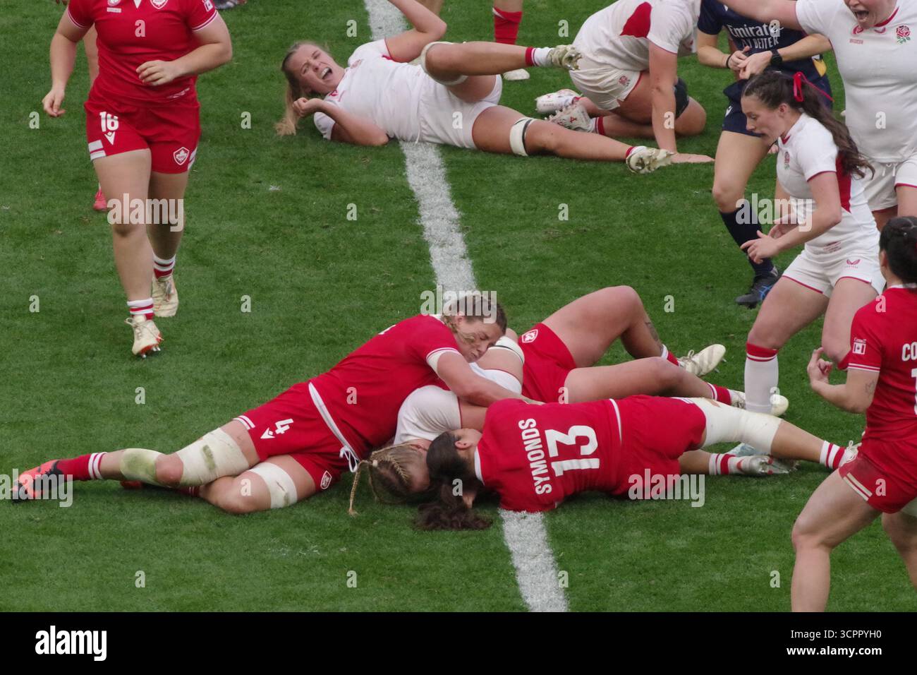 Twickenham, England, 27 September 2025. Alex Matthews playing for ...
