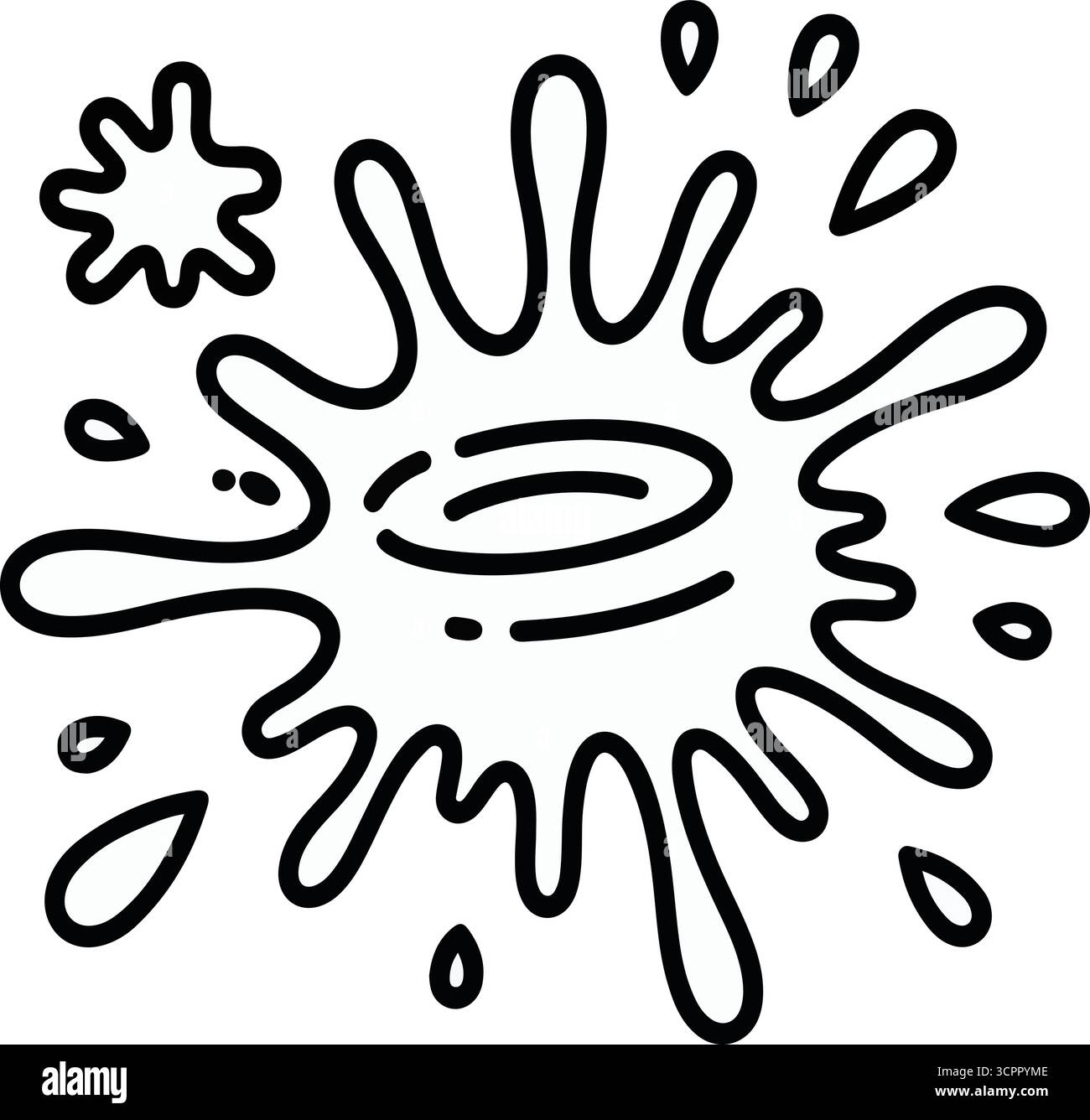 Ink to water Stock Vector Images - Alamy