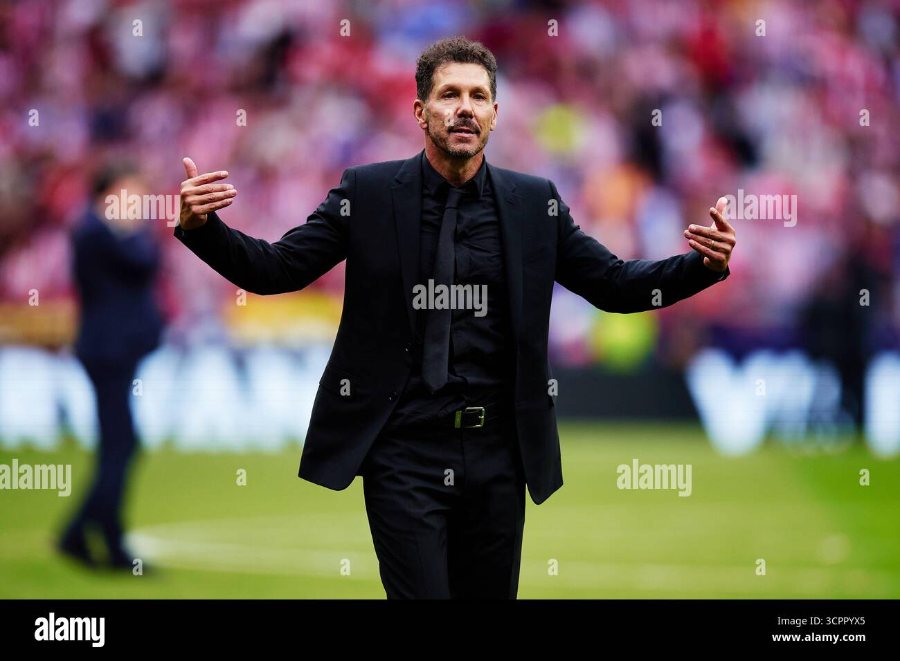 MADRID, SPAIN - SEPTEMBER 27: Diego Pablo Simeone, Manager of Atletico ...