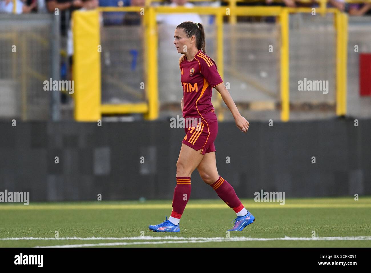 Emilie Haavi of A.S. Roma Femminile celebrates after scoring the goal ...