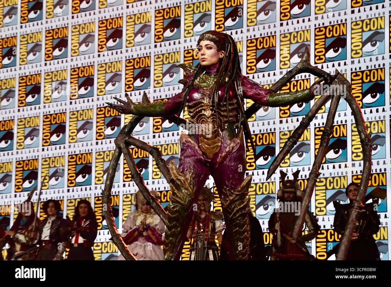 Participants of the Cosplay contest at the San Diego Comic-Con Malaga ...