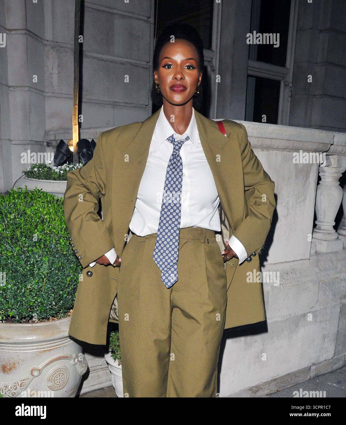 Sarah Mulindwa at the LFW s/s 2026 Barrus catwalk show, The Royal ...