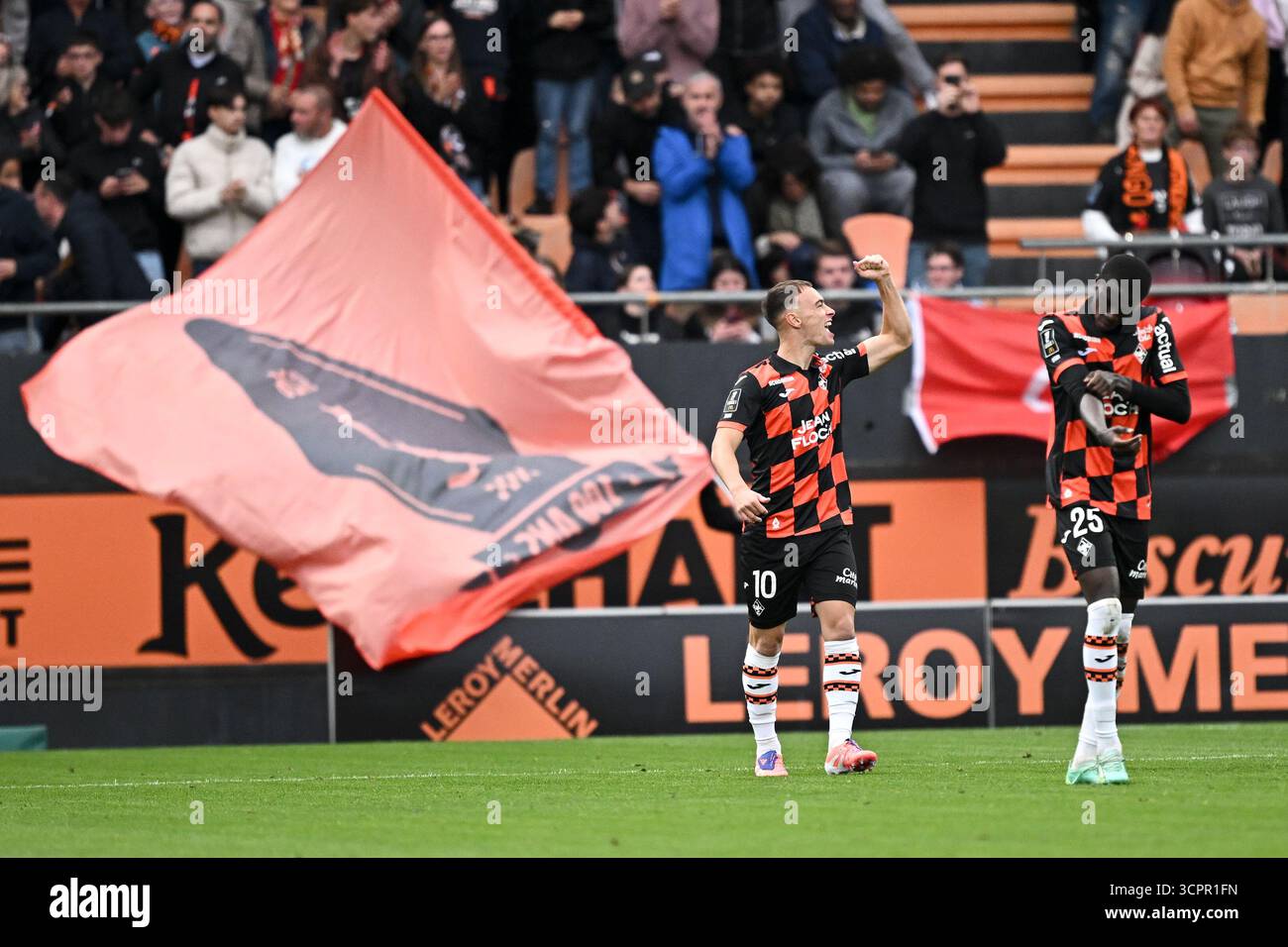 10 Pablo PAGIS (fcl) during the Ligue 1 McDonald's match between Lorient and Monaco at Stade du ...