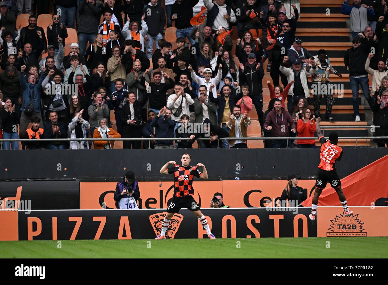 10 Pablo PAGIS (fcl) during the Ligue 1 McDonald's match between ...