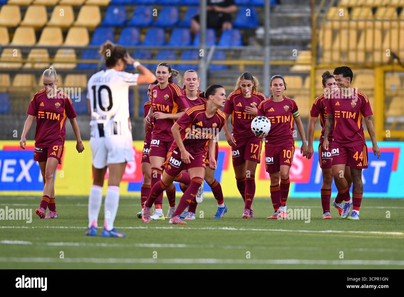 Emilie Haavi of A.S. Roma Femminile celebrates after scoring the goal ...