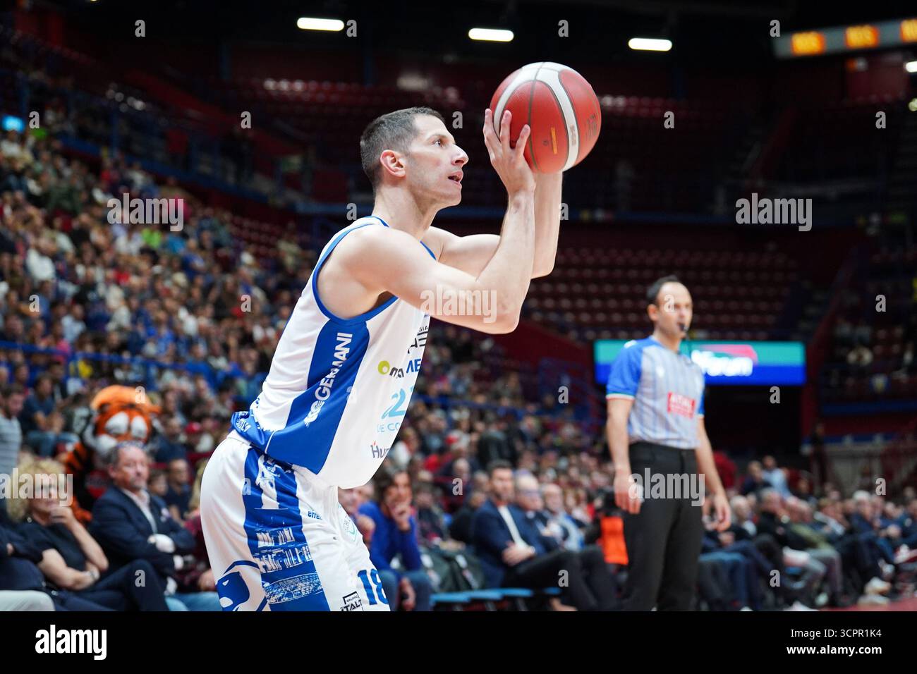 Nikola Ivanovic (Germani Brescia) during Semifinal - Dolomiti Energia Trentino vs Germani ...