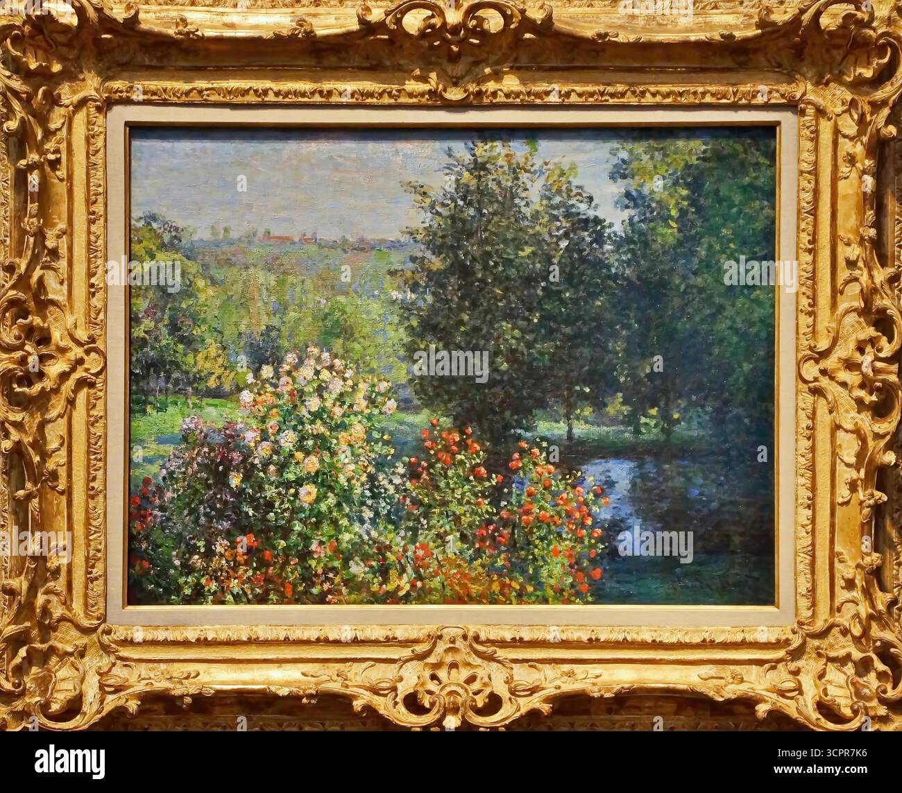 Impressionist pond Stock Vector Images - Alamy