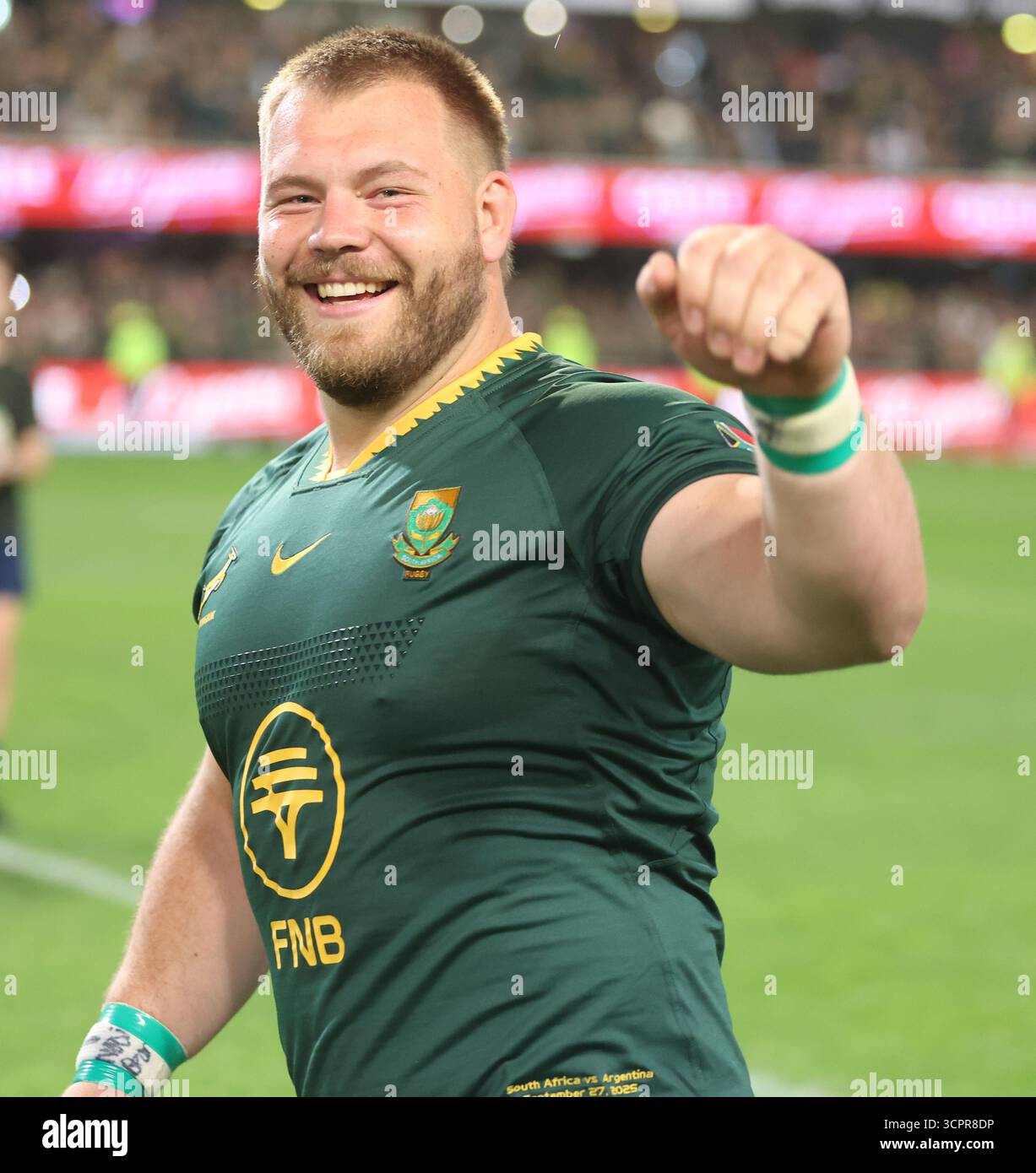 DURBAN, SOUTH AFRICA - SEPTEMBER 27: Boan Venter of South Africa during ...