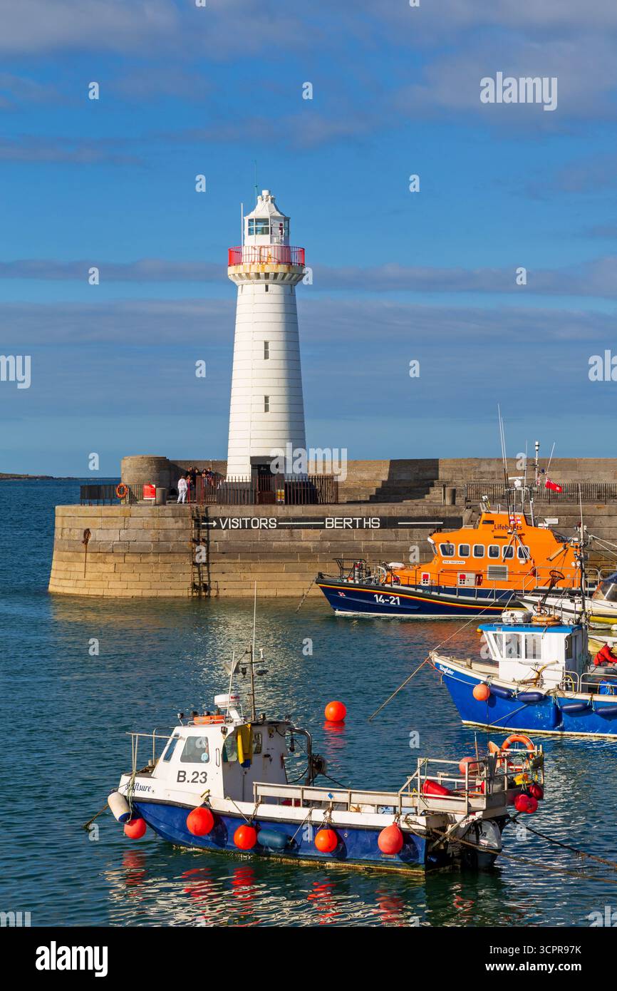 Donaghadee Lighthouse, County Down, Northern Ireland, United Kingdom ...