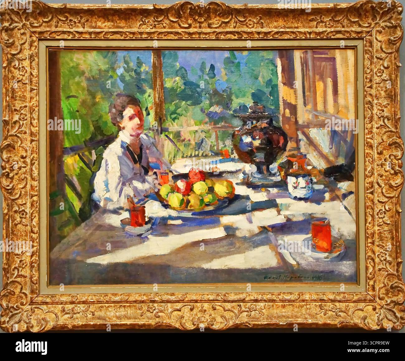 Summer foliage flowers on Stock Vector Images - Alamy