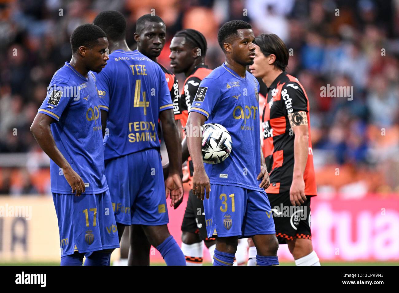 17 Stanis IDUMBO (asm) - 31 Ansu FATI (asm) during the Ligue 1 McDonald ...