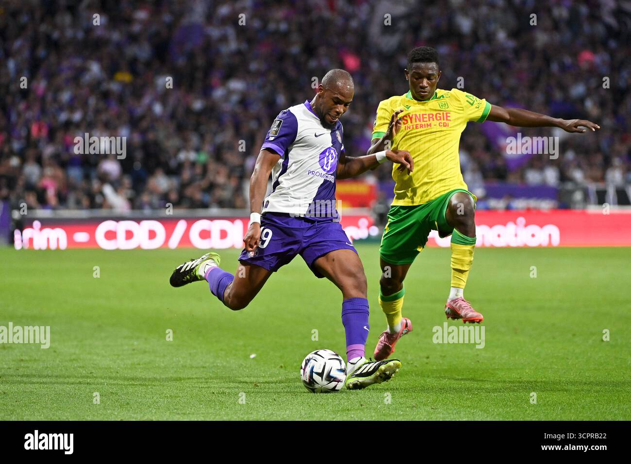 14 Amady CAMARA (fcn) - 19 Djibril SIDIBE (tfc) during the Ligue 1 ...