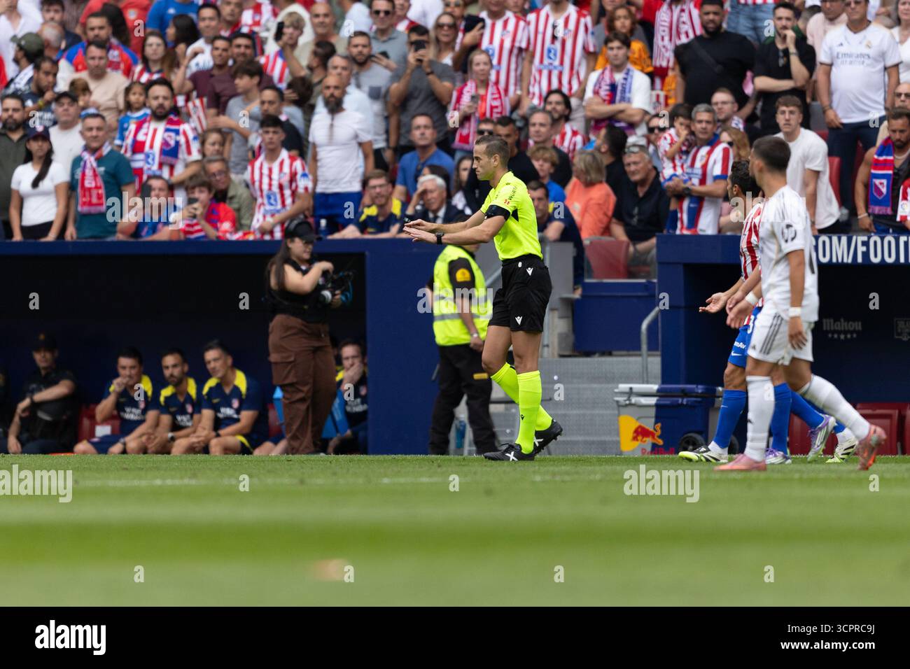 Madrid, Spain. 27th Sep 2025. Var goal (cancel)during Atletico de ...