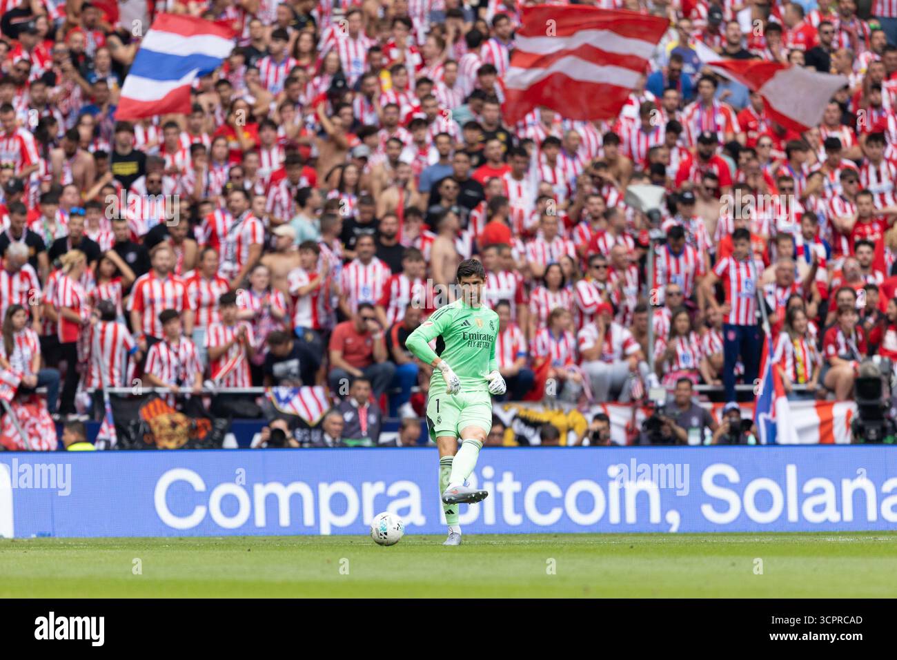 Madrid, Spain. 27th Sep 2025. Courtois during Atletico de Madrid and ...
