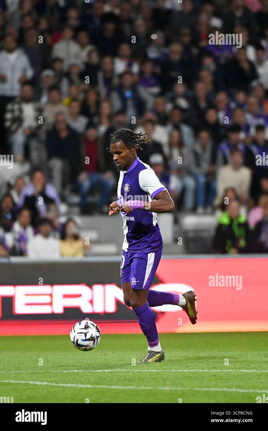 10 Yann GBOHO (tfc) during the Ligue 1 McDonald's match between ...
