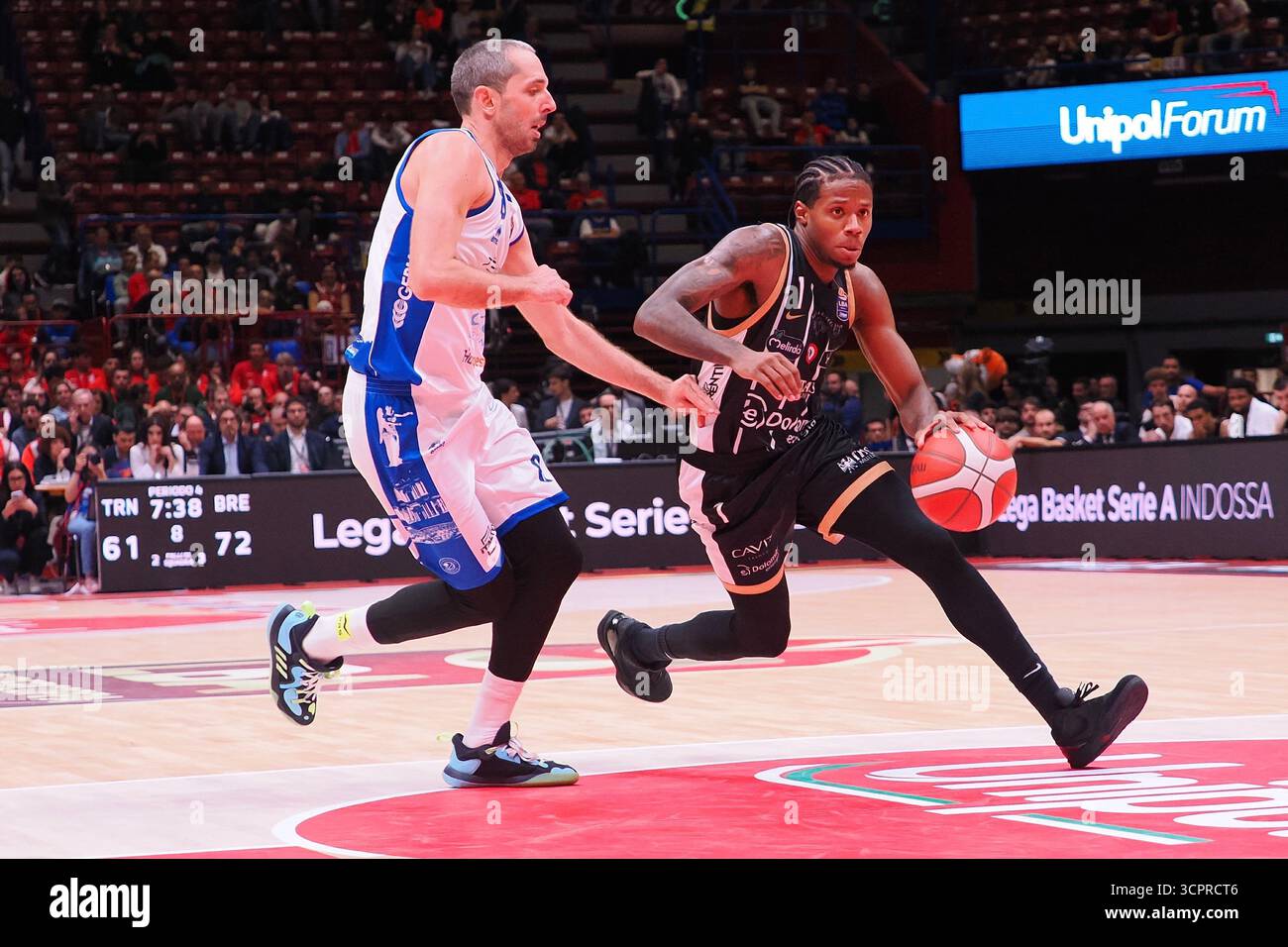 DJ Steward (Dolomiti Energia Trento) during Semifinal - Dolomiti ...