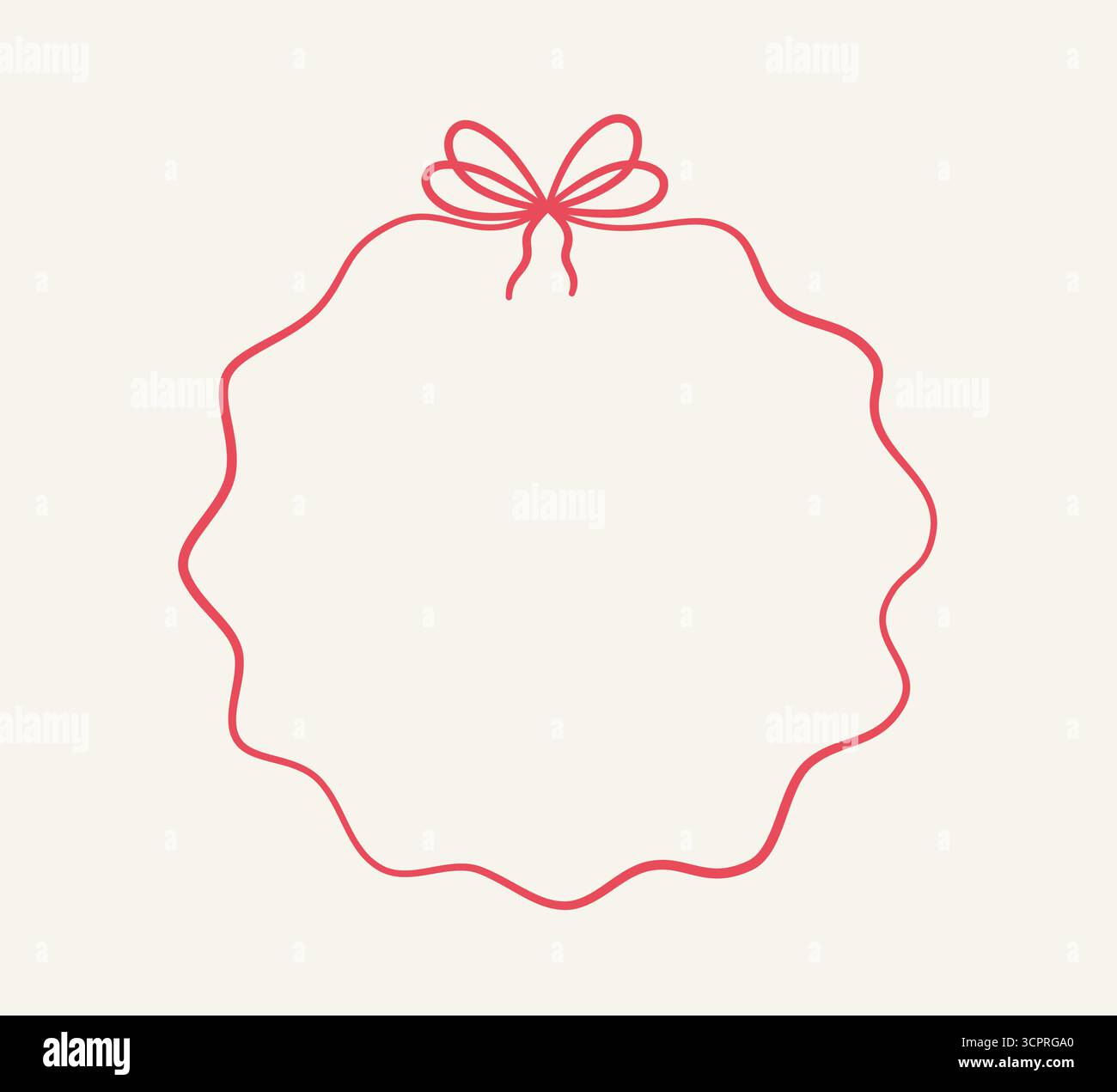 circle with red border