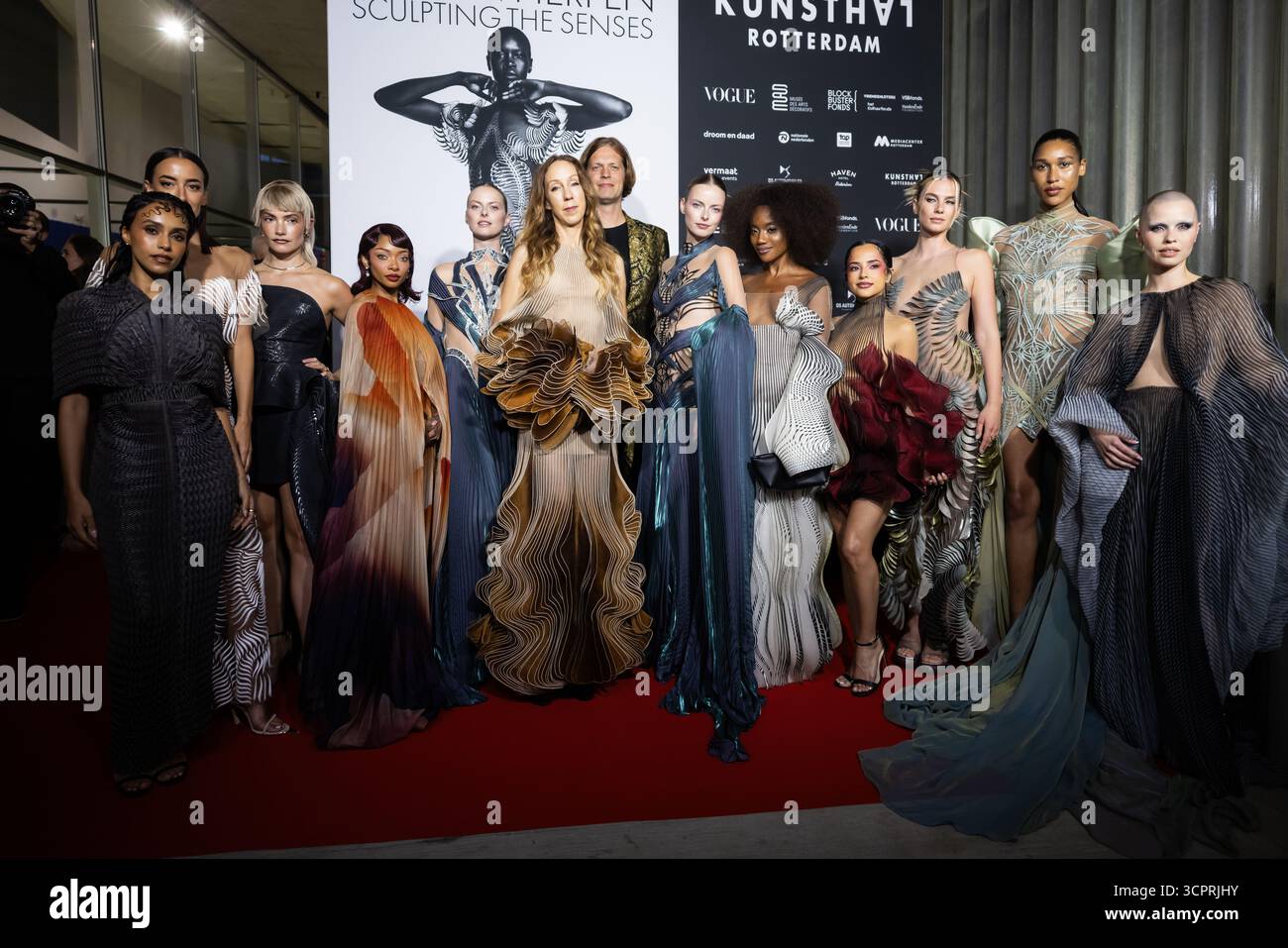 ROTTERDAM – Models with Iris van Herpen walked the red carpet in a ...