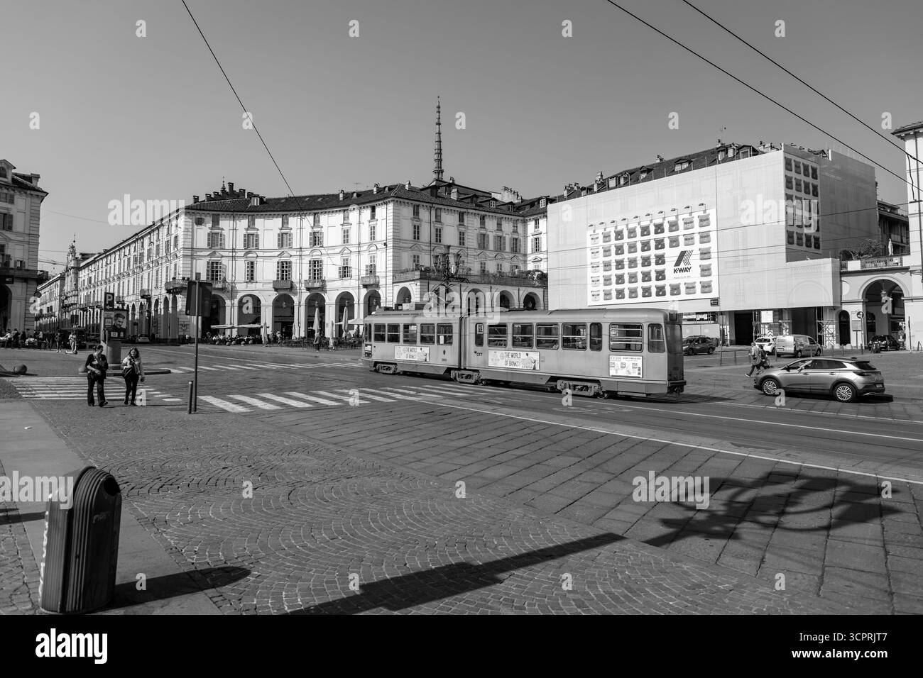 Turin, Italy - March 28, 2022: Piazza Vittorio Veneto, also known as ...