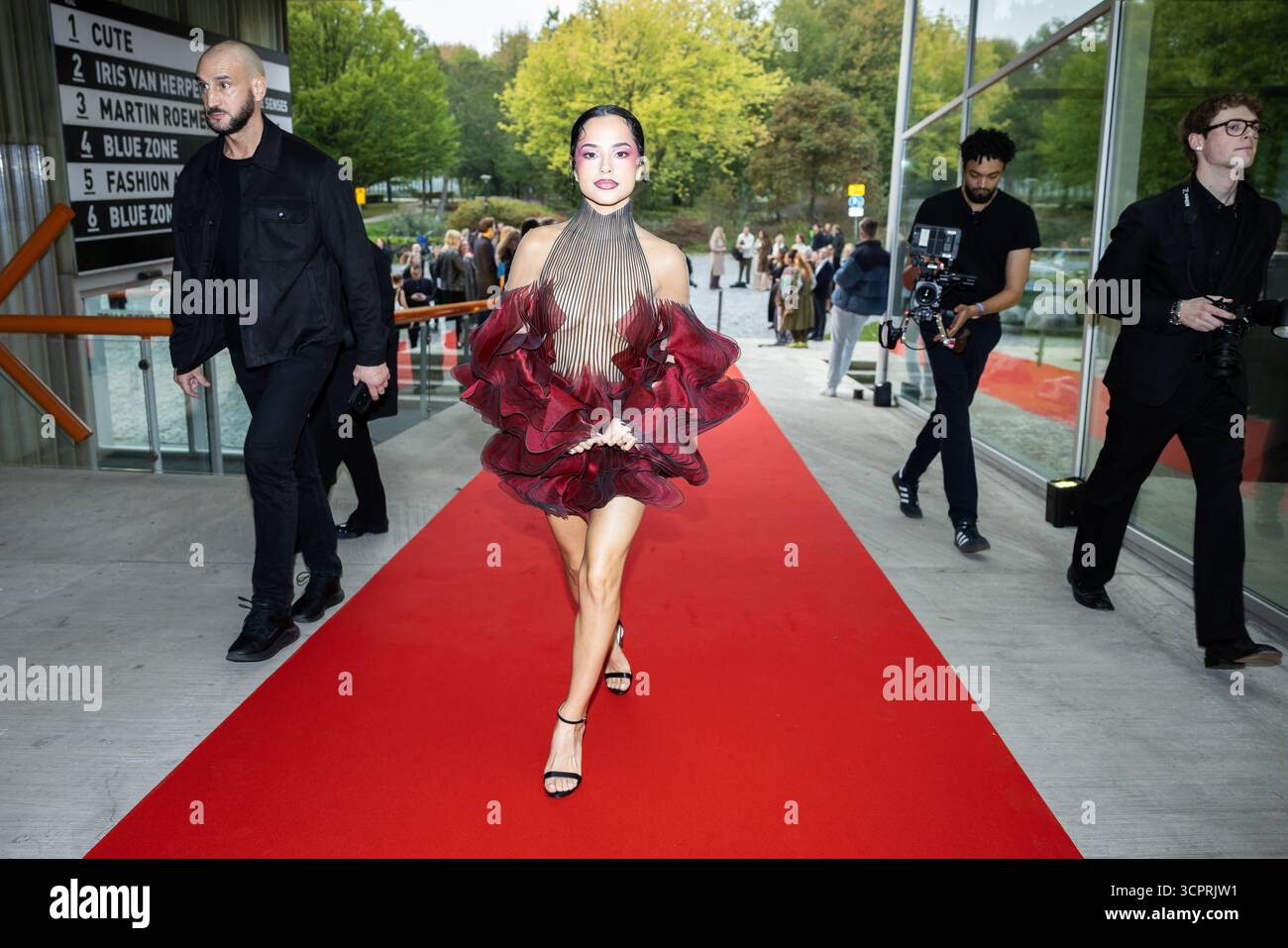 ROTTERDAM – Singer and actress Becky G walked the red carpet in a ...