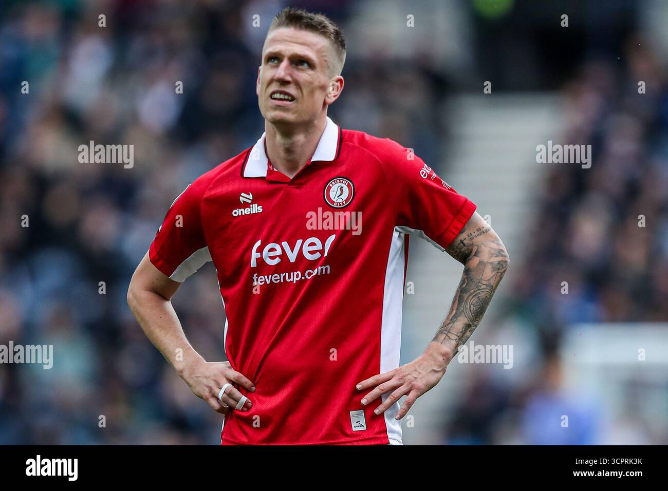 Emil Riis Jakobsen of Bristol City during the Sky Bet Championship ...