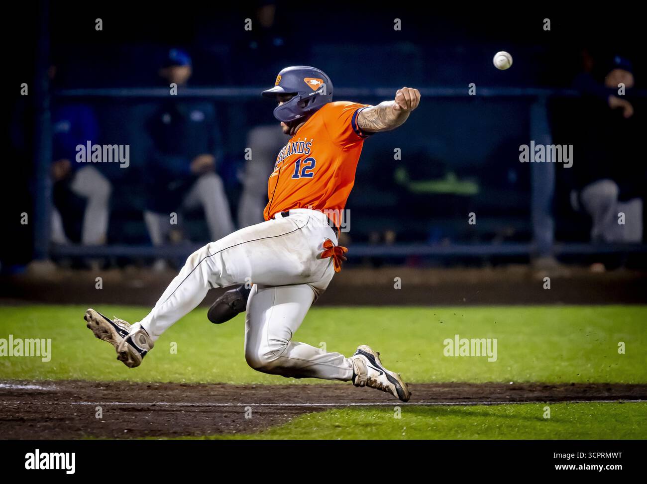 ROTTERDAM - Dutch baseball player Clementina Hendrik in action against ...