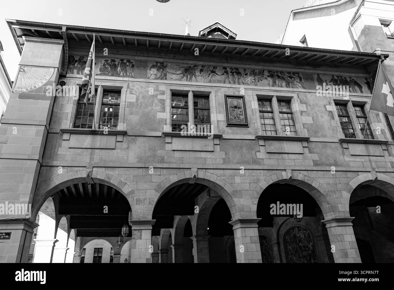 Switzerland mosaic Black and White Stock Photos & Images - Alamy