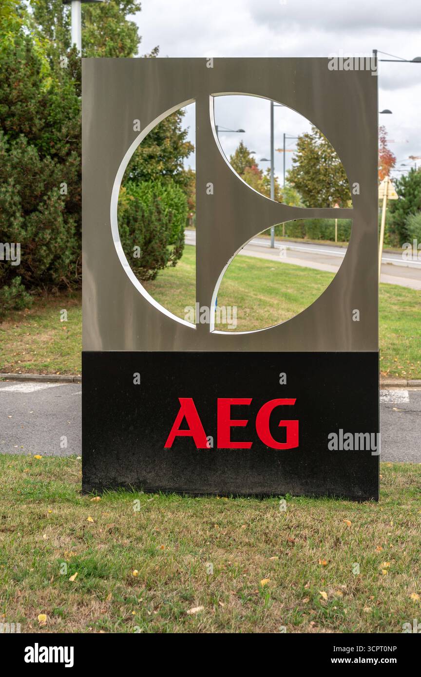 AEG General electricity company, a German brand for home appliance ...