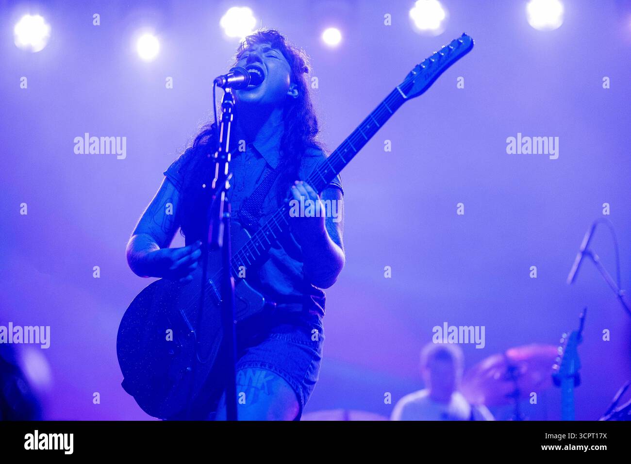 September 27, 2025: Karly Hartzman with Wednesday band performing at ...