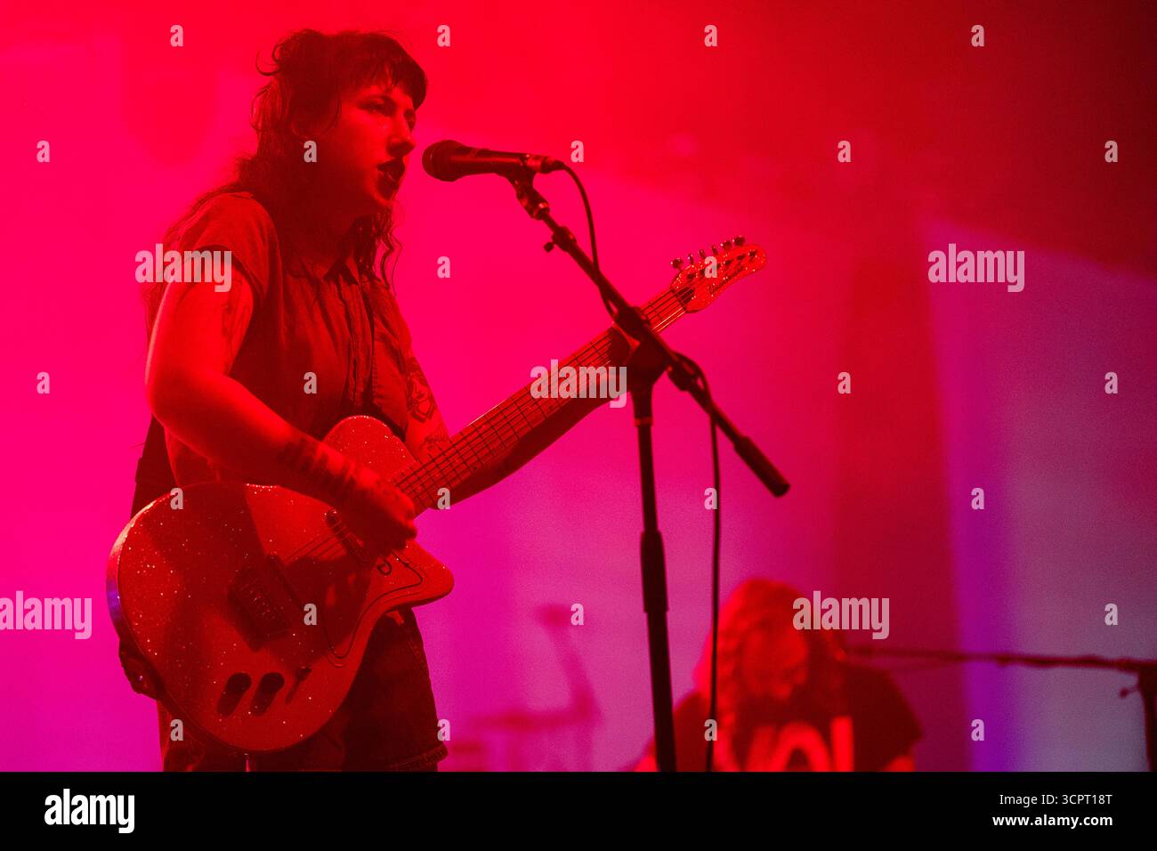 September 27, 2025: Karly Hartzman with Wednesday band performing at ...