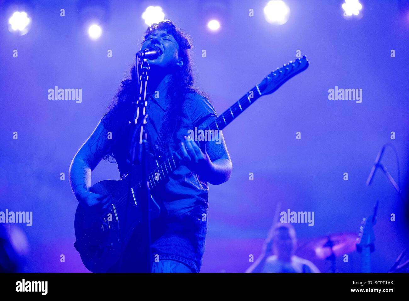 September 27, 2025: Karly Hartzman with Wednesday band performing at ...