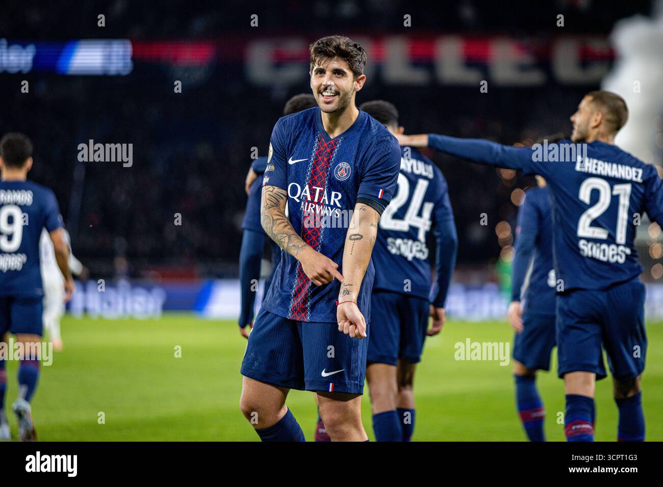 Lucas BERALDO of PSG during the French championship Ligue 1 football ...