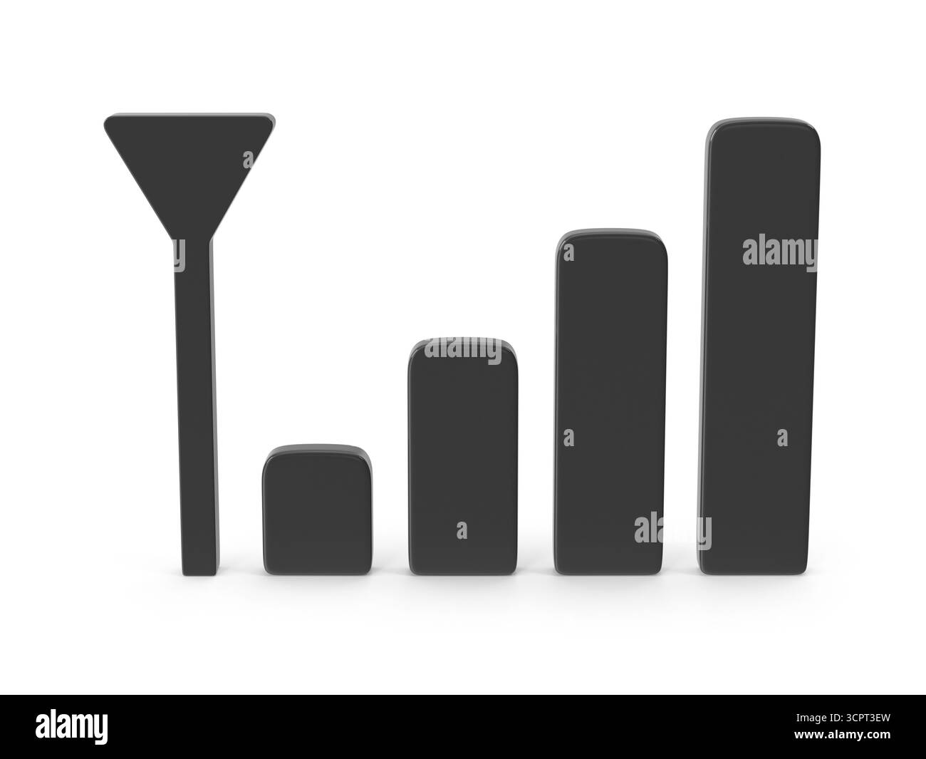 Wifi strength icon Black and White Stock Photos & Images - Alamy