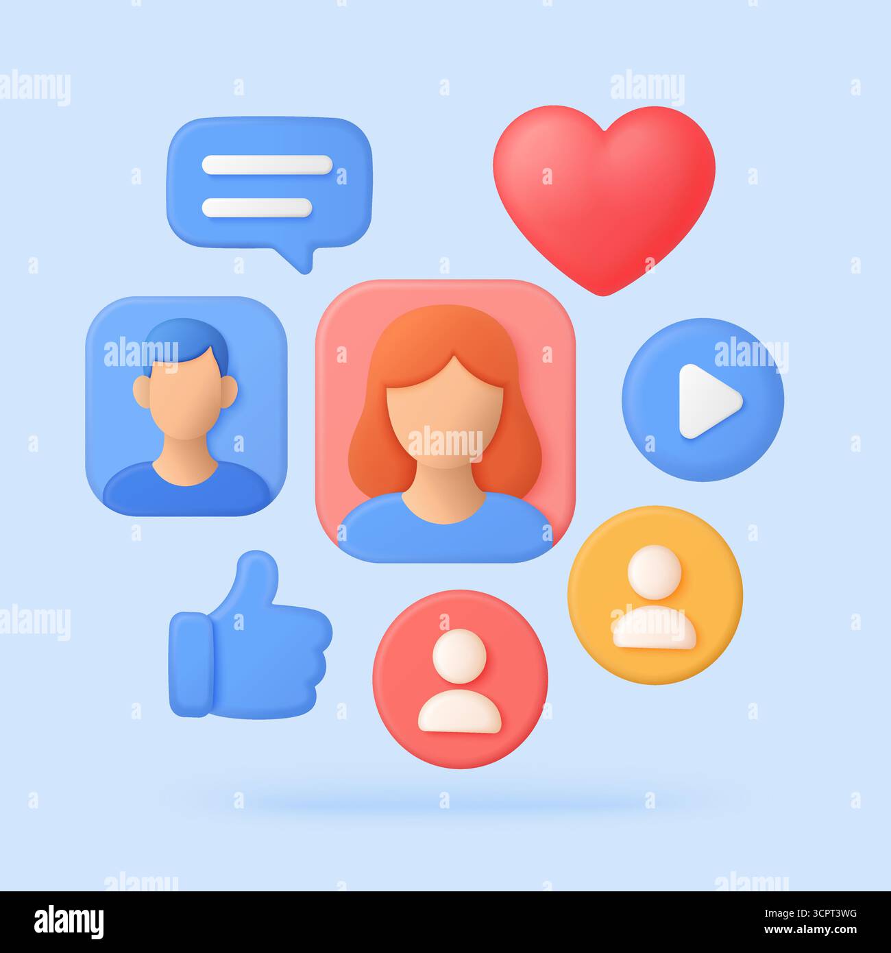 Red feedback button 3d Stock Vector Images - Alamy