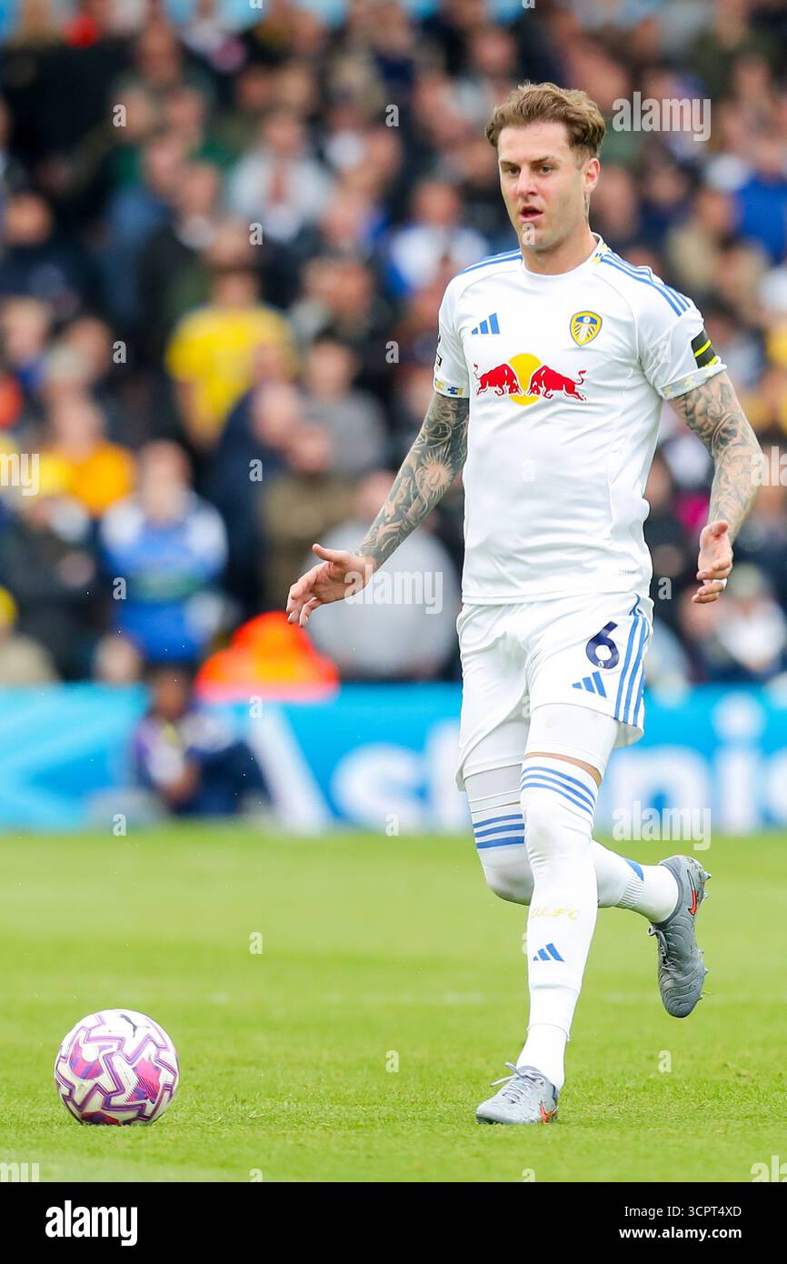 Joe Rodon Of Leeds United during the Leeds United FC v AFC Bournemouth ...