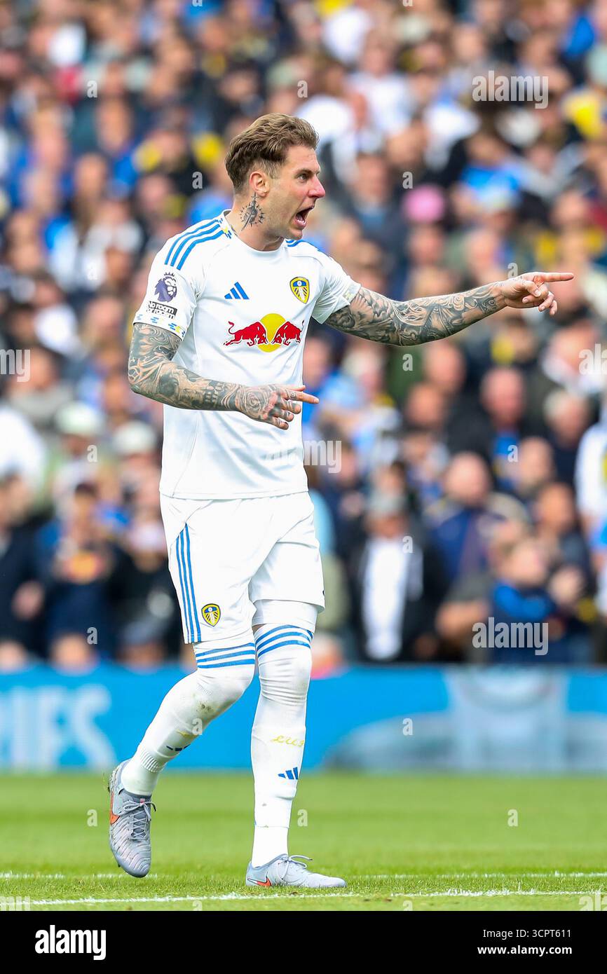 Joe Rodon Of Leeds United during the Leeds United FC v AFC Bournemouth ...