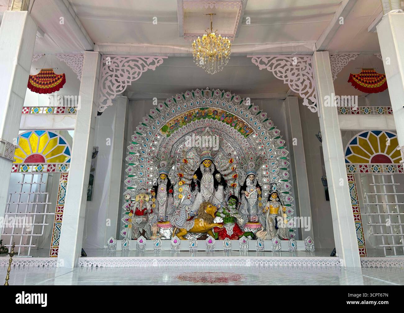 GURUGRAM, INDIA - SEPTEMBER 27: Durga Puja festival organised by ...