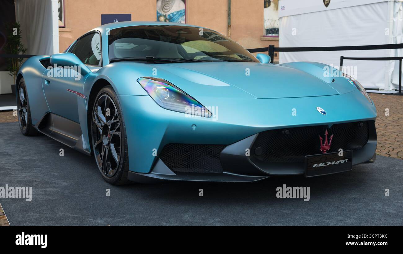 Turin, Italy. 27th September 2025. Maserati MCPURA at Turin Car Show ...