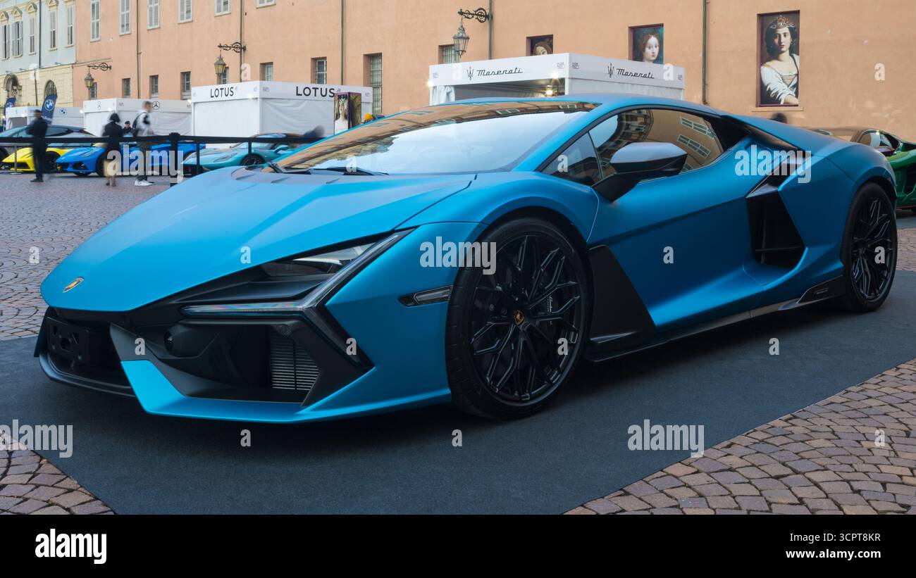 Turin, Italy. September 27, 2025. Lamborghini Revuelto at the Turin Car ...