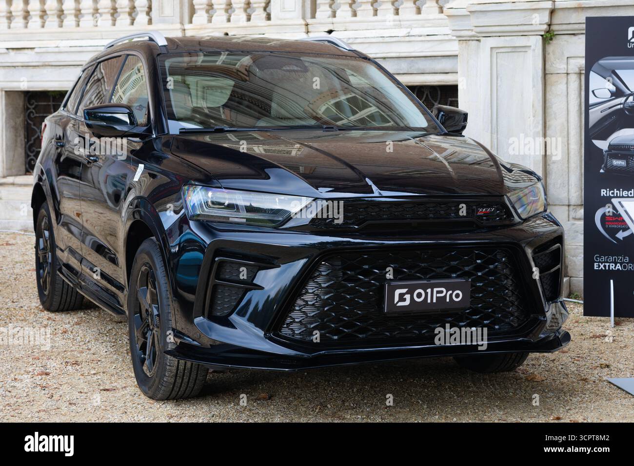 Turin, Italy. 27th September 2025. SWM G01 Pro at Turin Car Show 2025 ...