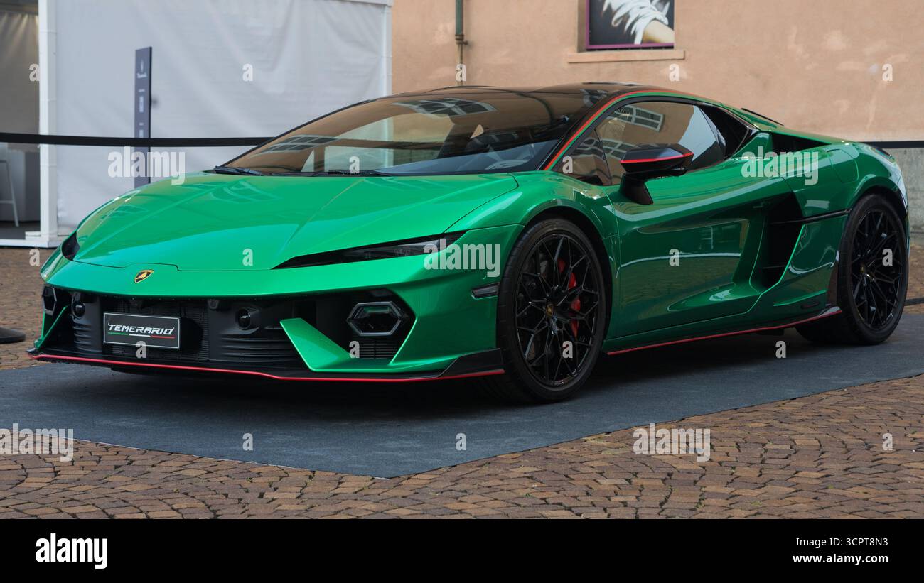 Turin, Italy. September 27, 2025. Lamborghini Temerario at the Turin ...