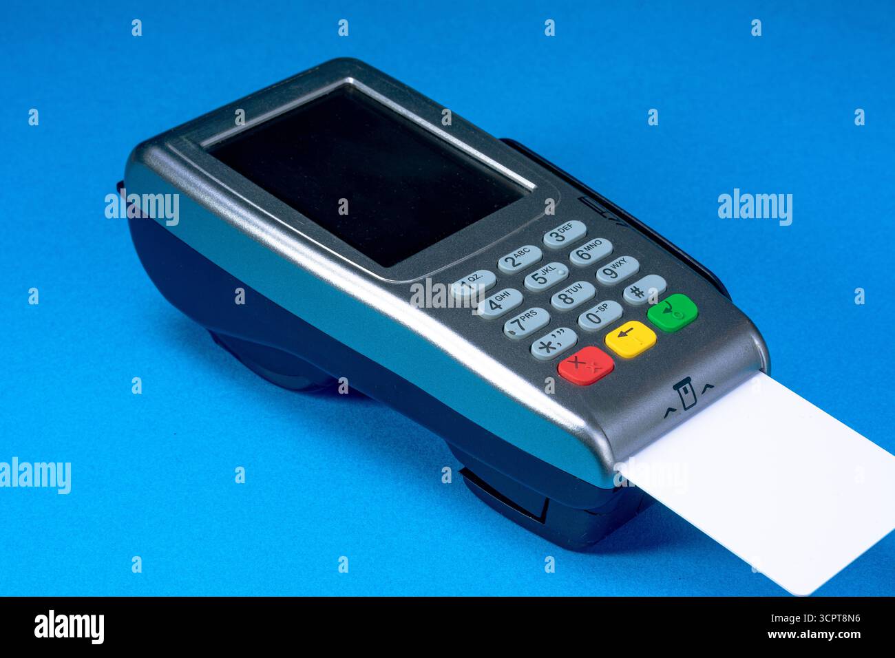 Pos terminal receiving payment hi-res stock photography and images - Alamy
