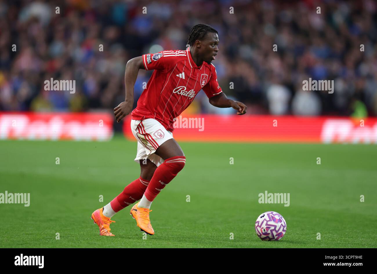 Nottingham Forest's Dilane Bakwa during the Premier League match at the ...