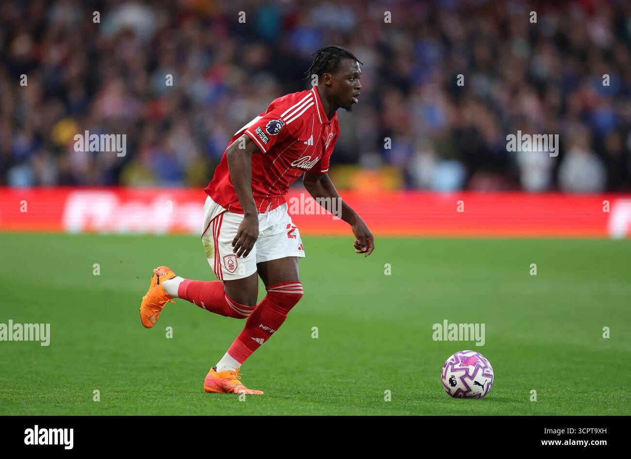 Nottingham Forest's Dilane Bakwa during the Premier League match at the ...