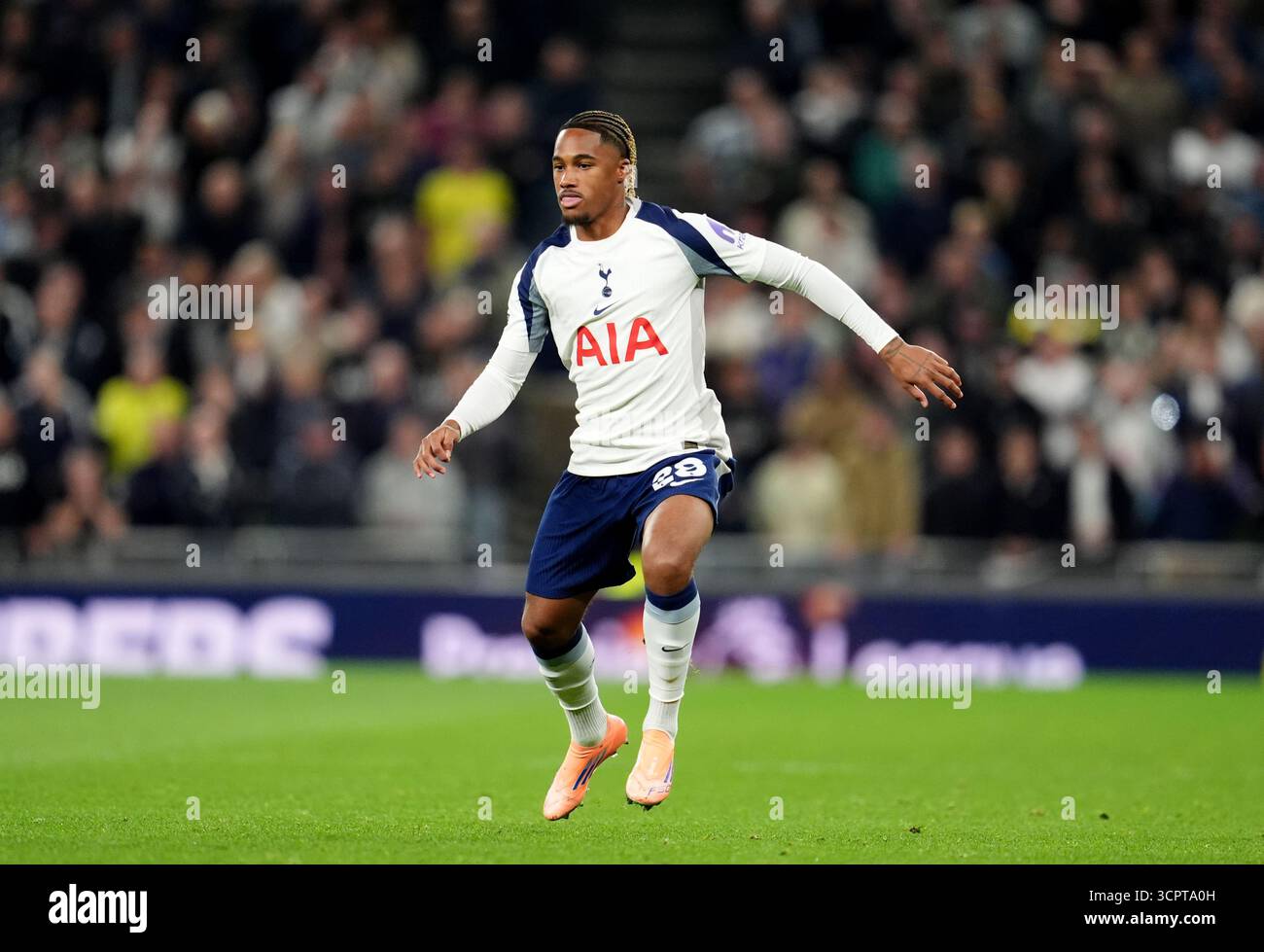 Tottenham Hotspur's Wilson Odobert during the Premier League match at ...