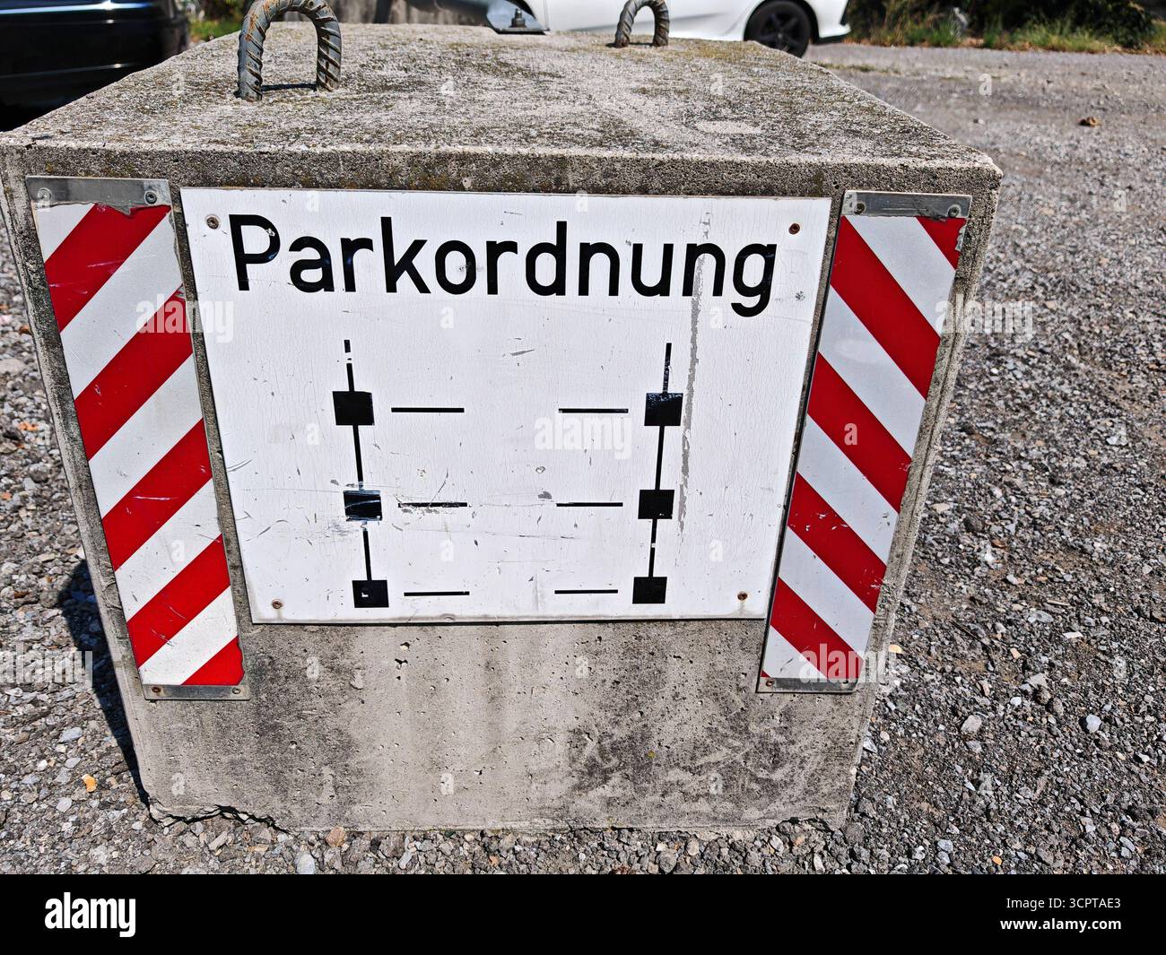 a parking lot road sign with a white P letter parking sign with white P ...
