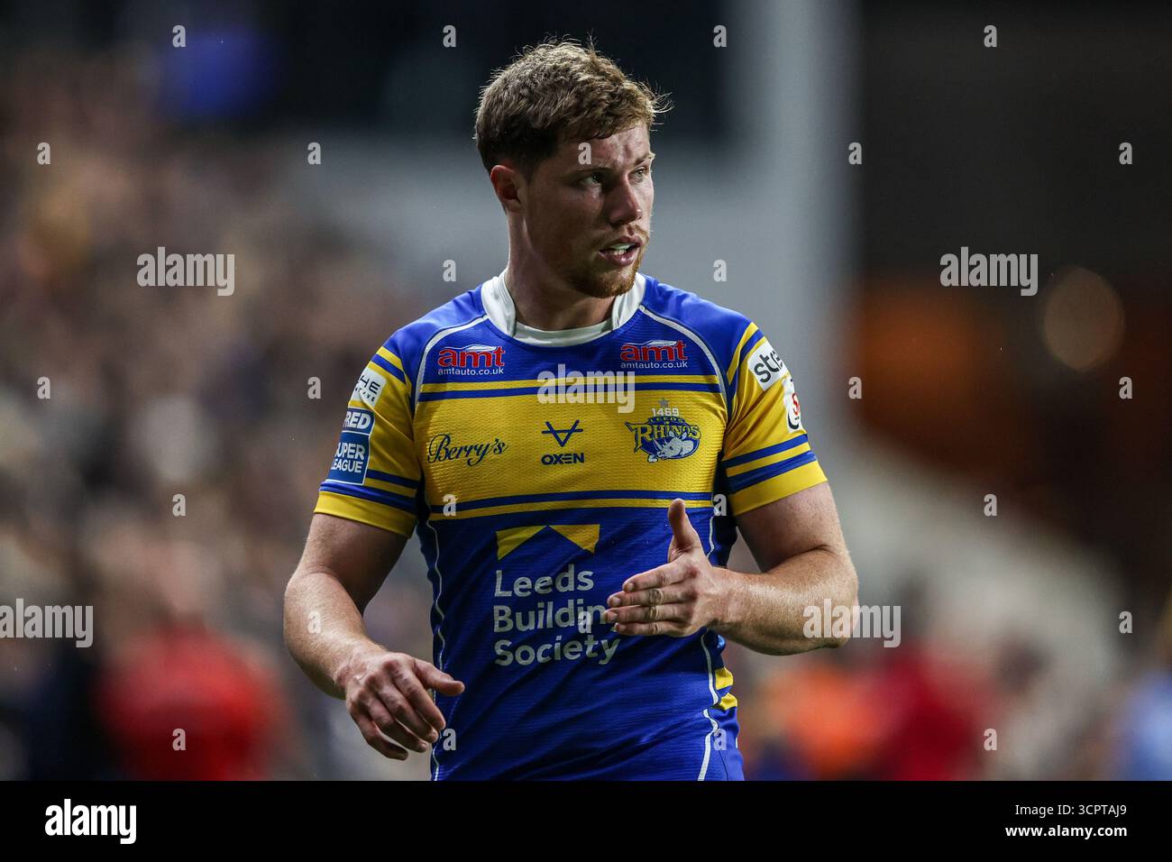 Morgan Gannon of Leeds Rhinos during the Betfred Super League play-off ...