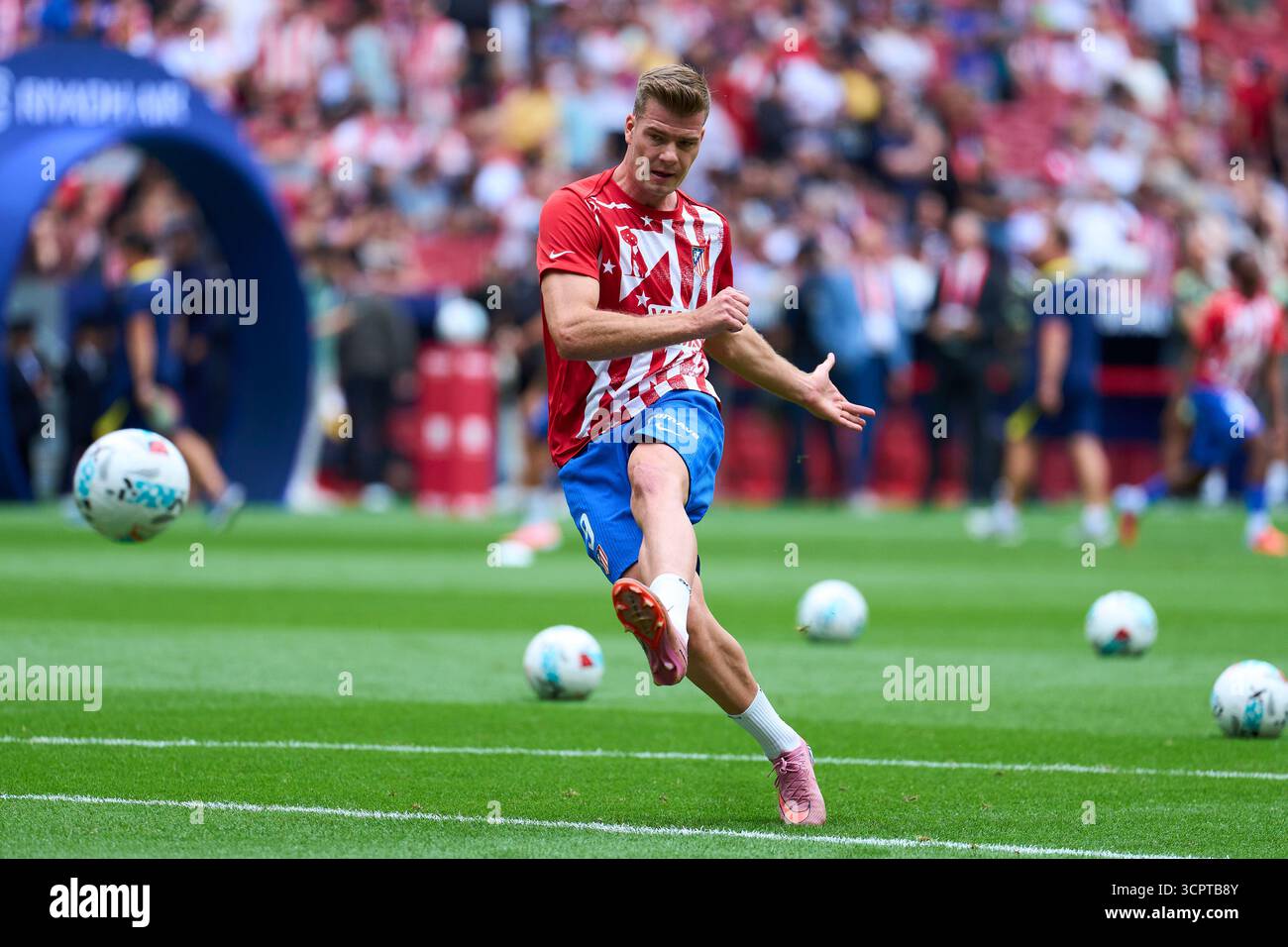 Alexander Sorloth of Atletico de Madrid during the La Liga EA Sport ...