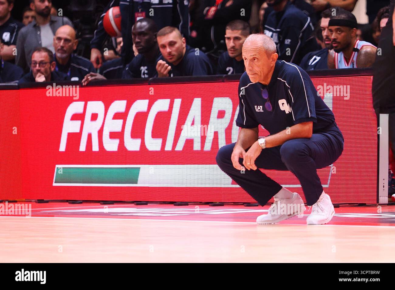 Ettore Messina, head coach EA7 Emporio Armani Olimpia Milano during ...